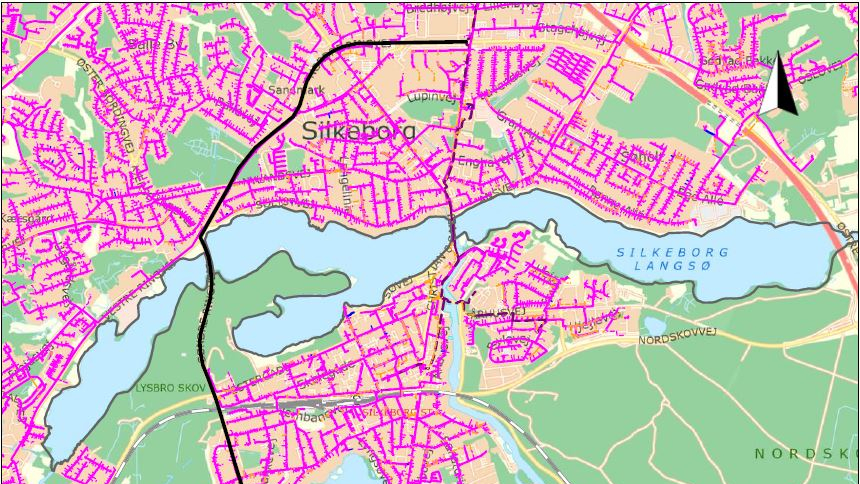 Fjernvarmen kommer syd for Silkeborg